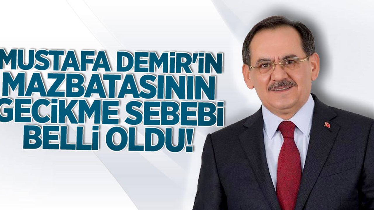 Mustafa Demir'in mazbatasının gecikme sebebi belli oldu - Samsun Haber ...