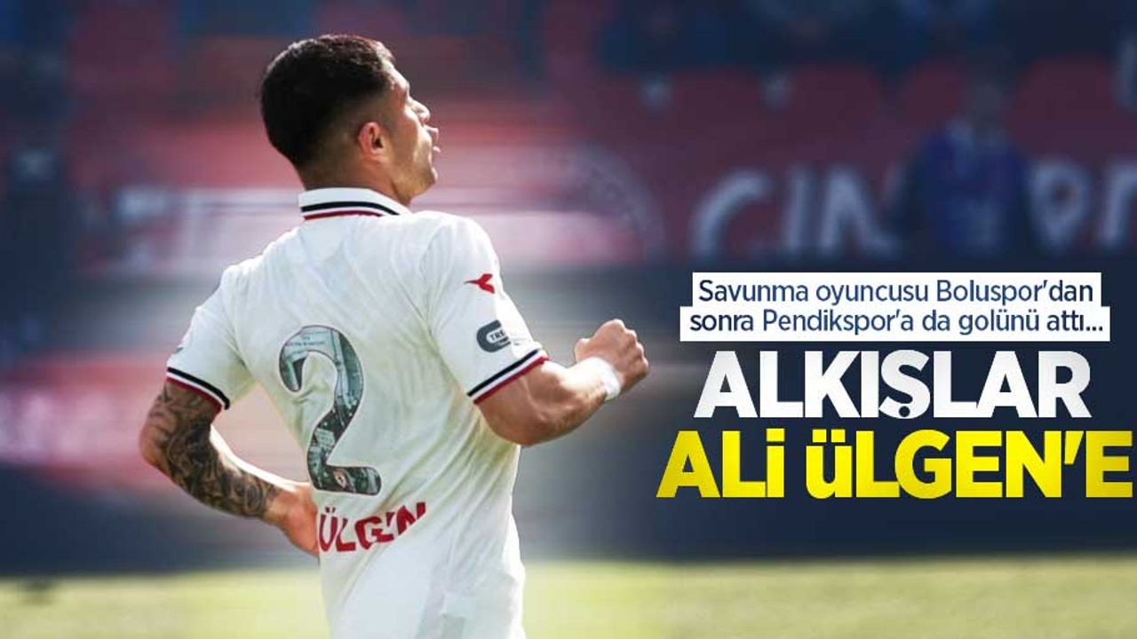 Savunma oyuncu Boluspor'dan sonra Pendikspor'a da golünü attı ...