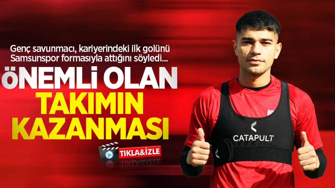 Ali Ülgen: ÖNEMLİ OLAN TAKIMIN KAZANMASI - Samsun Haber | Samsun Son ...