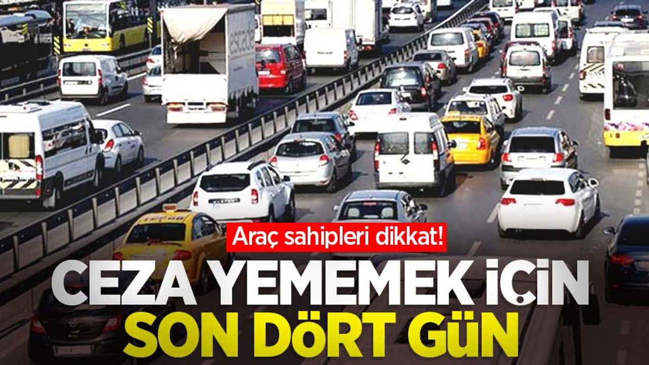 Araç sahipleri dikkat! Ceza yememek için son dört gün - Samsun Haber ... Araç sahipleri dikkat! Ceza yememek için son dört gün - Samsun Haber ...