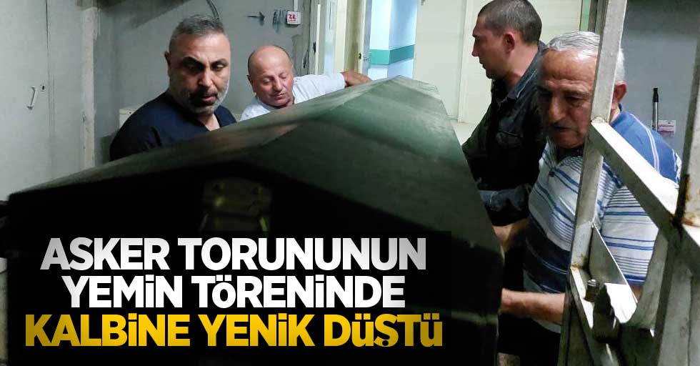 Asker torununun yemin töreninde kalbine yenik düştü - Samsun Haber ...