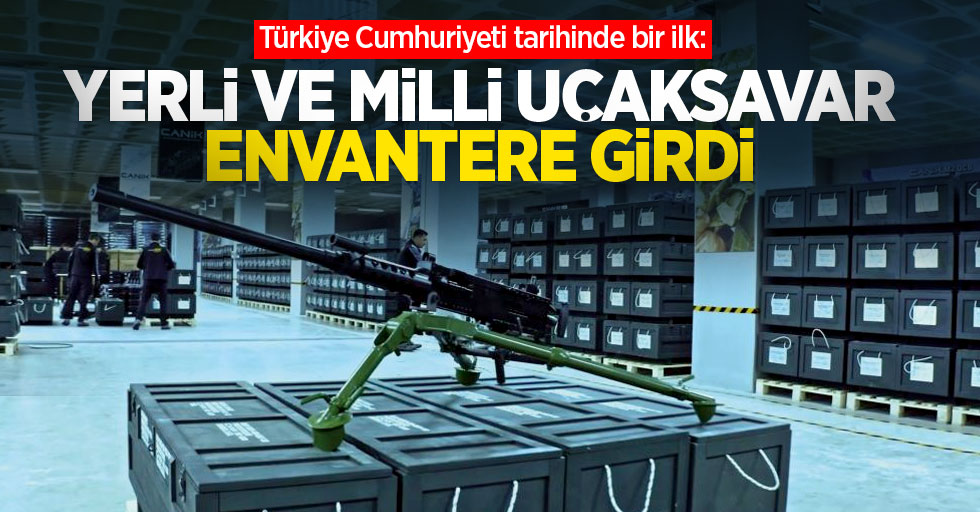 Türkiye Cumhuriyeti tarihinde bir ilk: Yerli ve milli uçaksavar ...