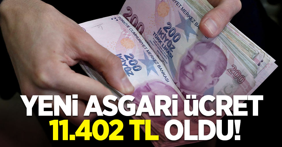Yeni asgari ücret 11.402 TL oldu! - Samsun Haber | Samsun Son Dakika ve Samsunspor Haberleri