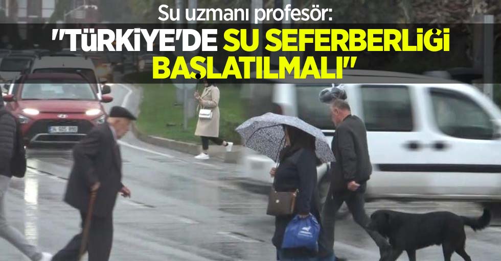 Su uzmanı profesör: "Türkiye'de su seferberliği başlatılmalı" - Samsun ...